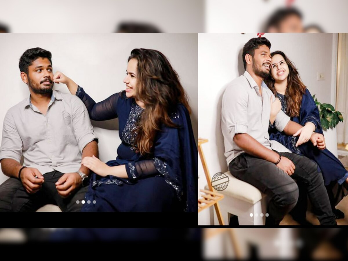 sanju samson got a sudden entry in indian team his wife charulatha ...