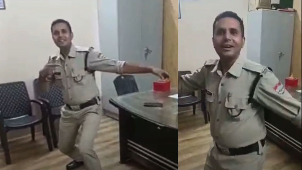 Policeman dance on amitabh bachchan don film song video of dancing in ...