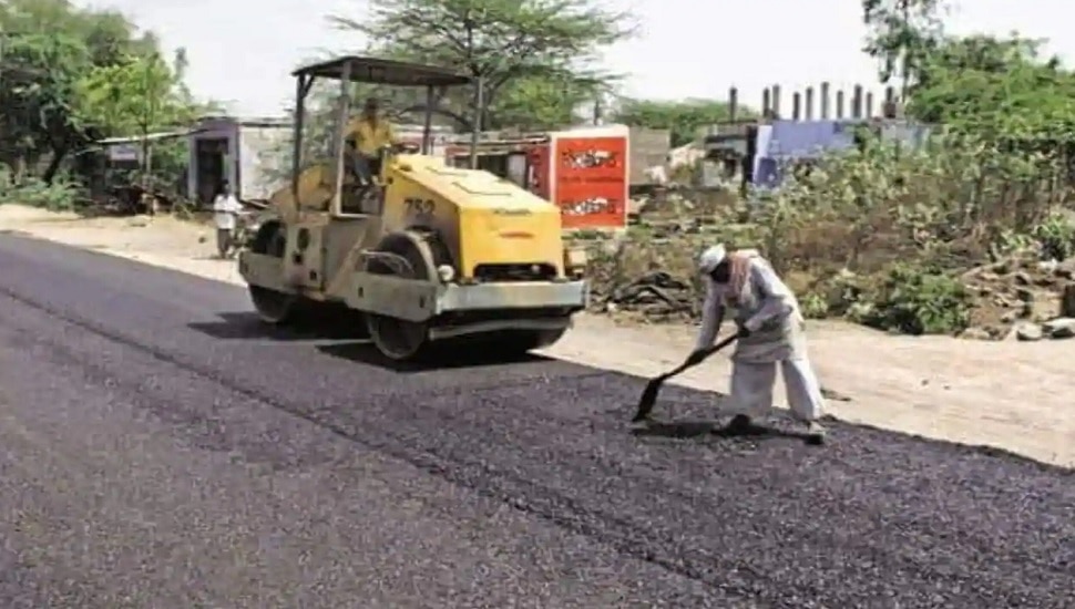 Bihar made a record in road construction 38 KM road construction work ...