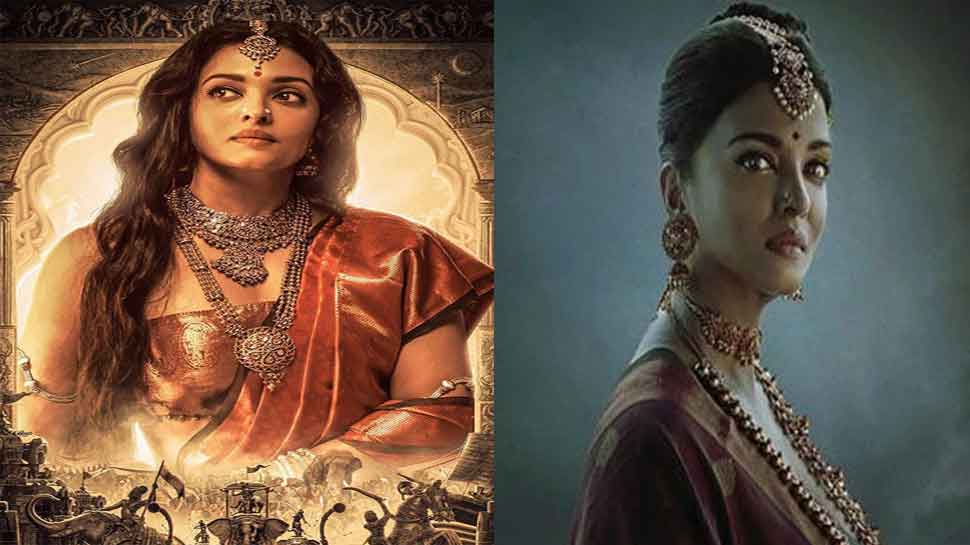 Aishwarya Rai as rani nandini in Ponniyin selvan new look reveal ...