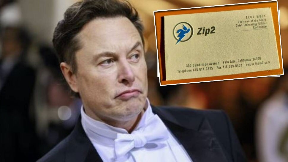 elon musk old visiting card of 1995 going viral, peoples reacted like ...
