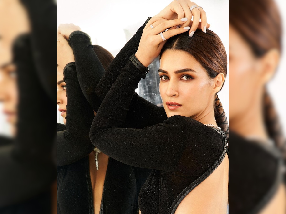 Kriti Sanon boldest look at Ht Most stylish award 2022 wore black ...