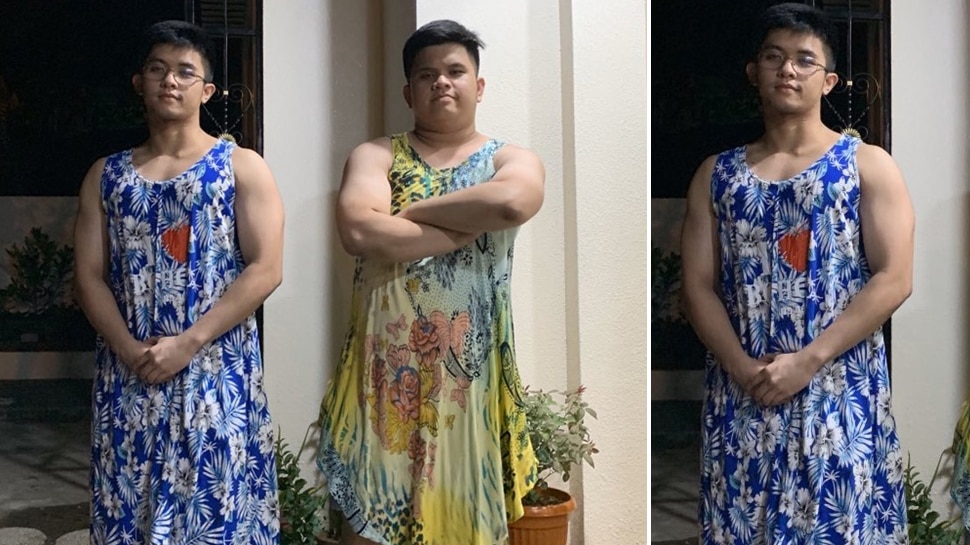 UK heatwave boys start wearing nighties Duster Dress like Philippines ...