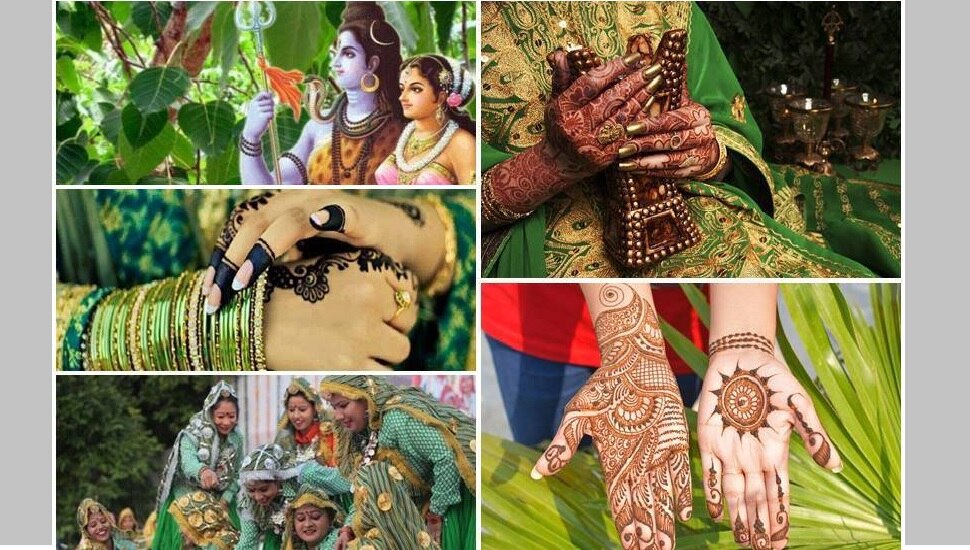 sawan 2022 hariyali teej 2022 significance of 5 green colour know ...