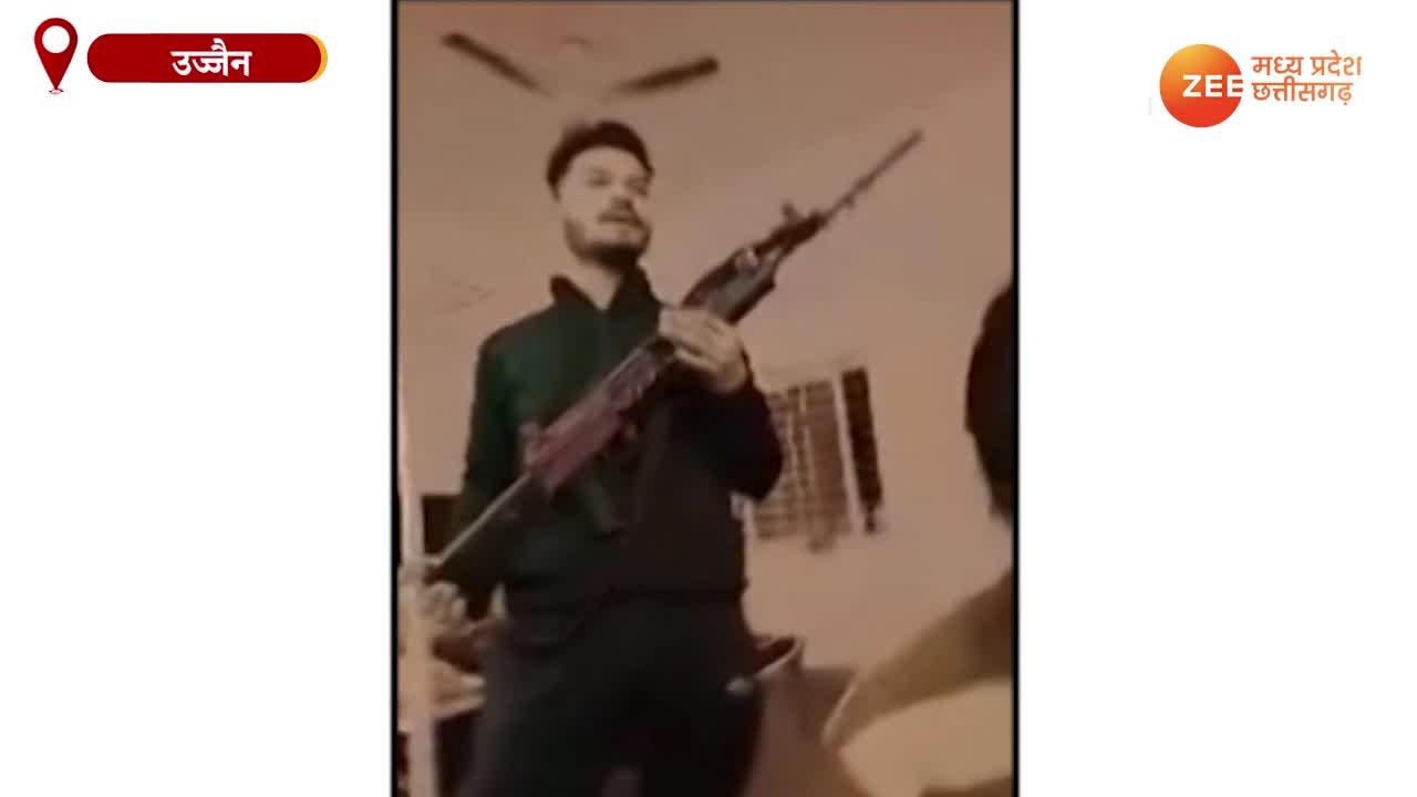 durlabh kashyap gang video viral with Paramilitary Force insas gun mpsn ...