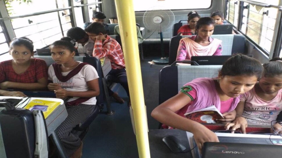 Trending Story of Laptops are installed on every seat of this mini bus ...