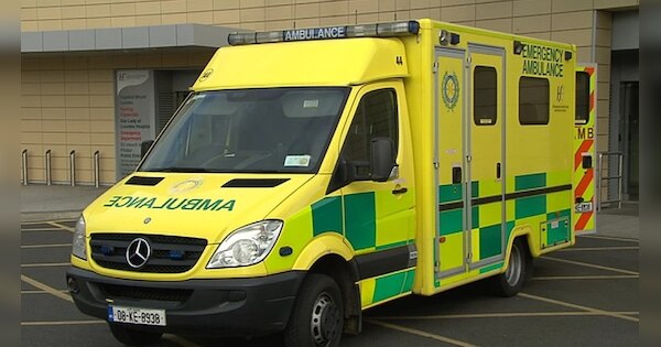 Only genius would know why reverse spelling is written on ambulance ...