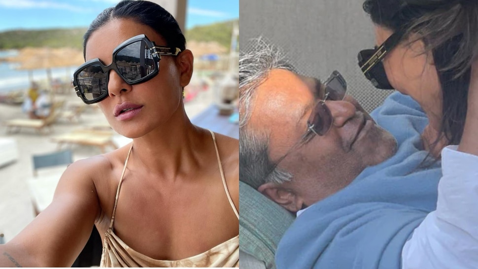 Lalit Modi could not control himself white seeing girlfriend Sushmita Sen taking dip in the sea ...