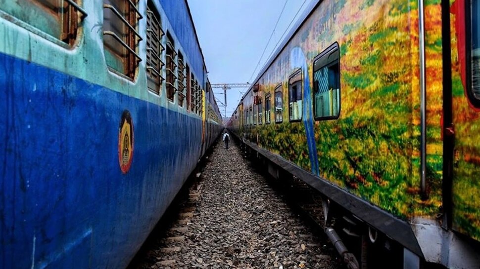 Indian Railways Why are there blue color in train coaches each color ...