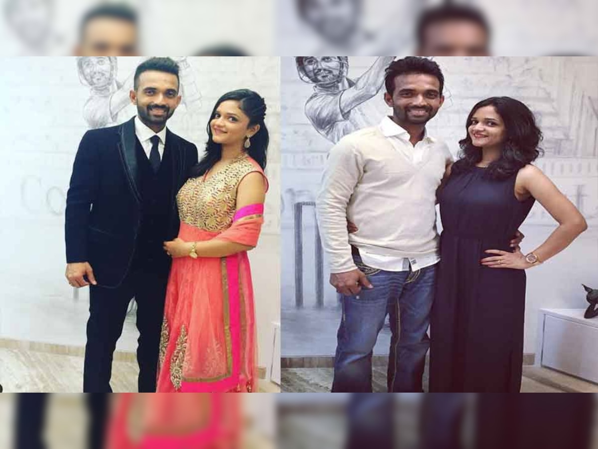 Ajinkya rahane wife Radhika Dhopavkar beautiful photos indian team hot ...