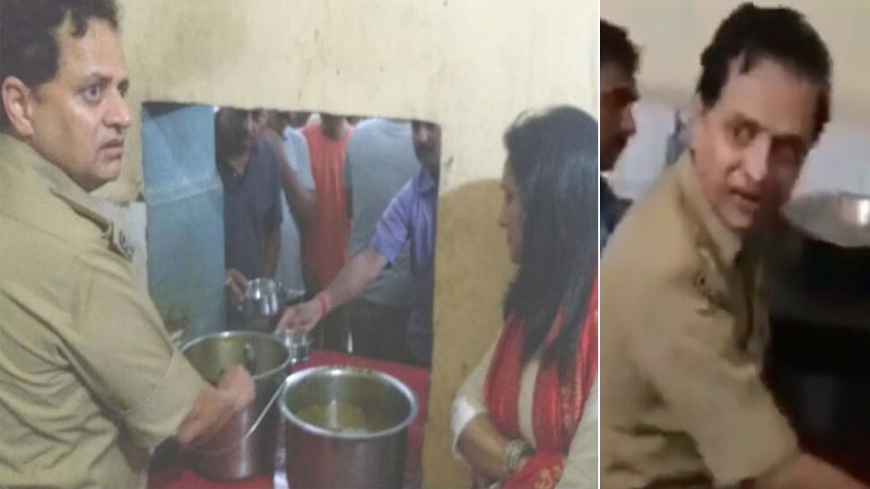 police mess inspection sp angry over poor quality of food viral video ...