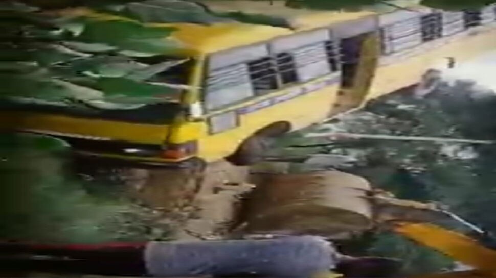 Pilibanga a private school bus fell into the canal 21 children were on ...