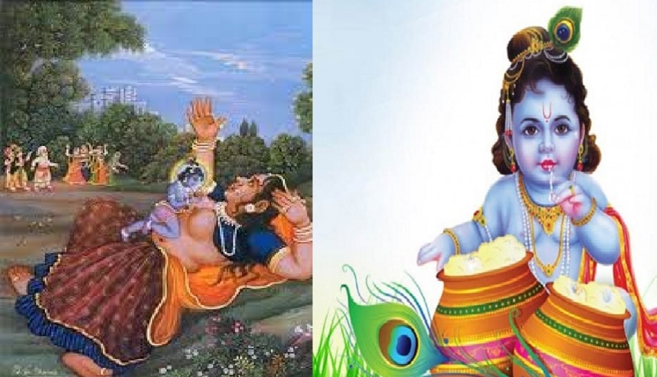 Putna Vadh Story Who was Putna rakshasi who came to kill Krishna after ...