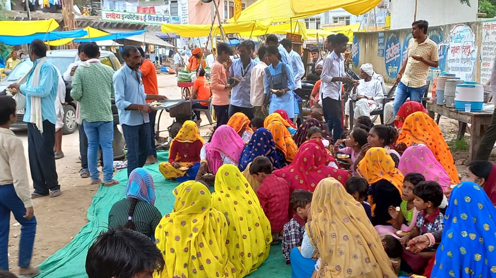 Jobner Mata 9th padyatra left with pomp |करौली: जोबनेर माता की 9वीं ...