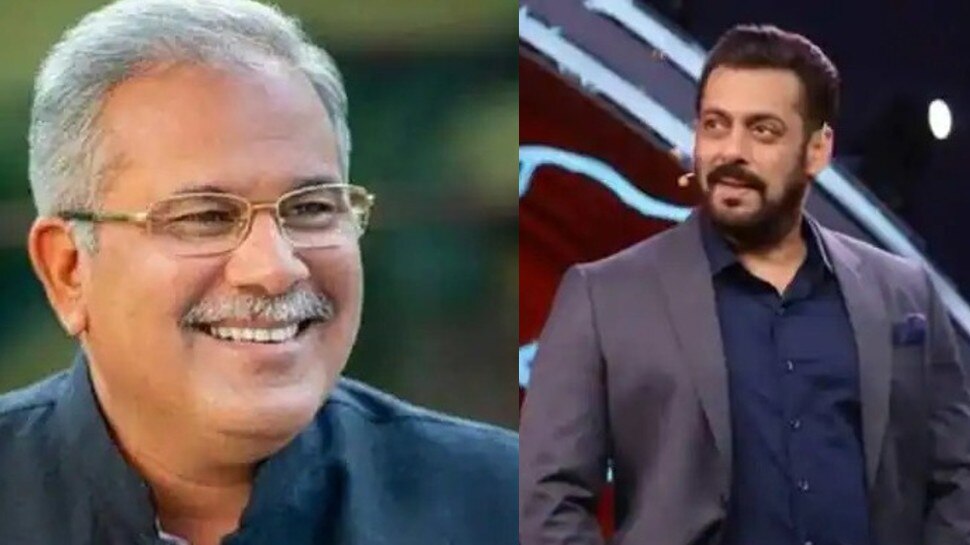 Chhattisgarh CM Bhupesh Baghel called Bollywood Actor Salman Khan and said this apmp | Happy ...
