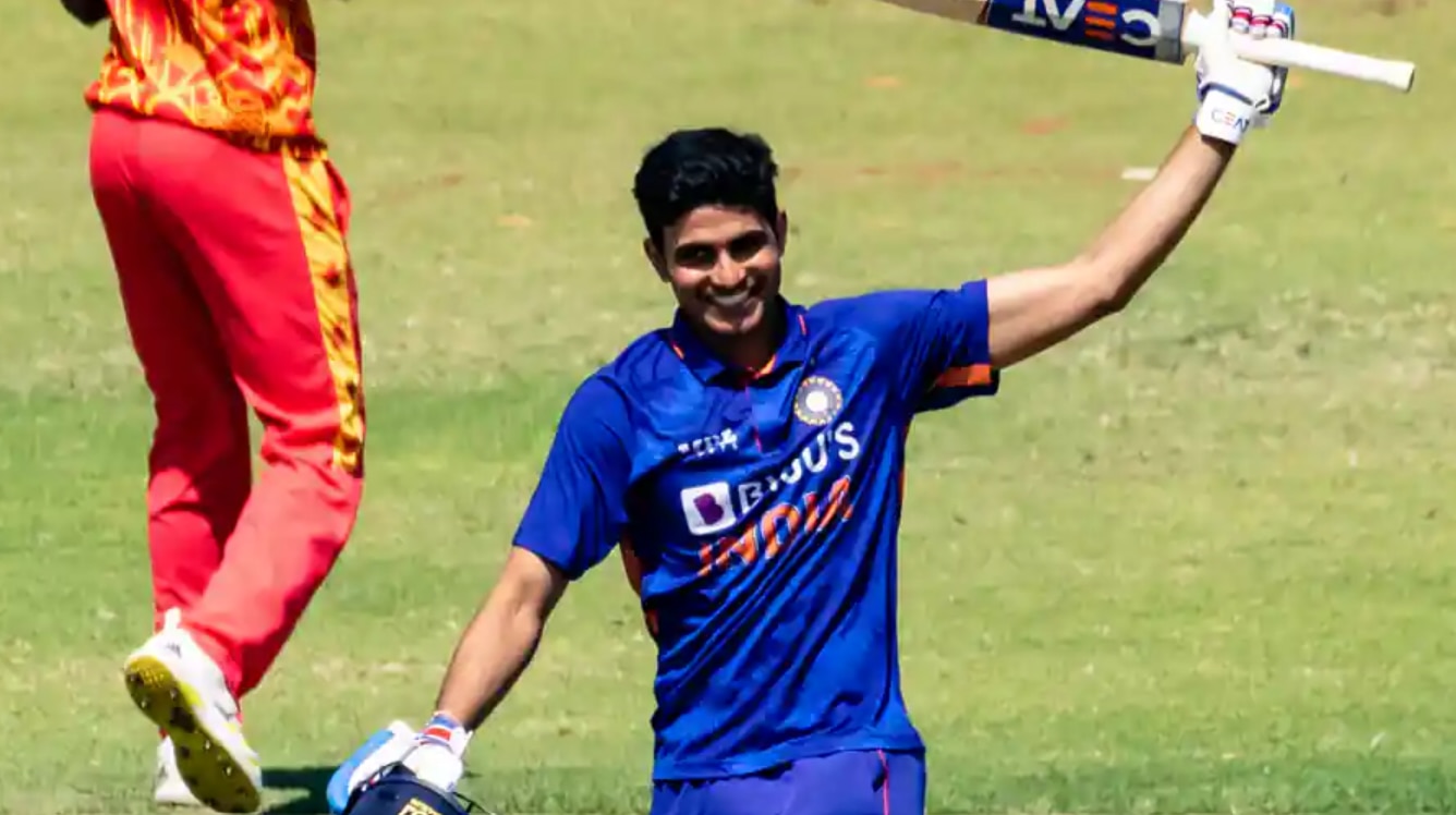 Shubman Gill team india yuvraj singh batting zimbabwe west indies cricket series asia cup 2022 ...