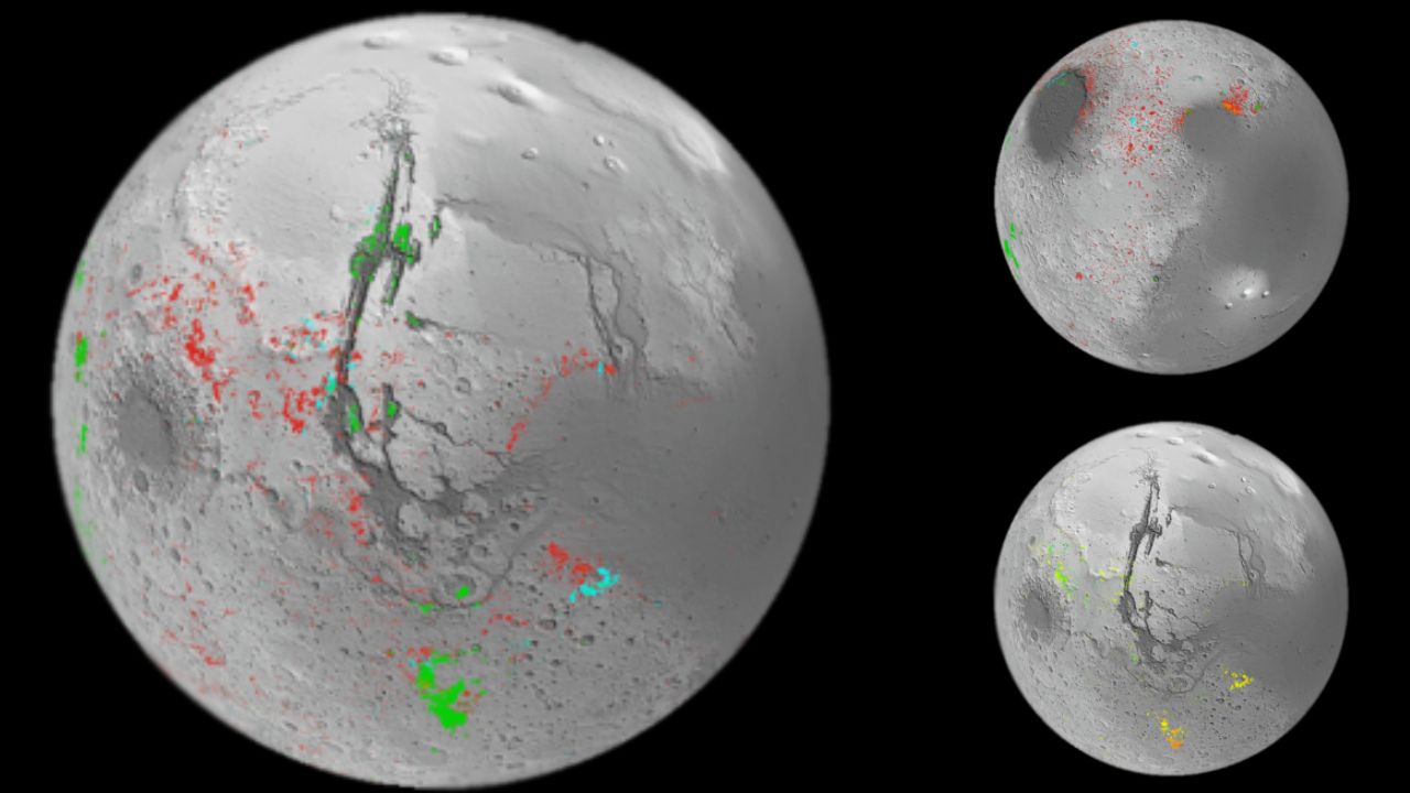 Scientists have made a water map of Mars European Space Agency Water on ...