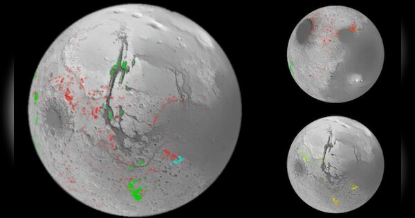 Scientists have made a water map of Mars European Space Agency Water on ...