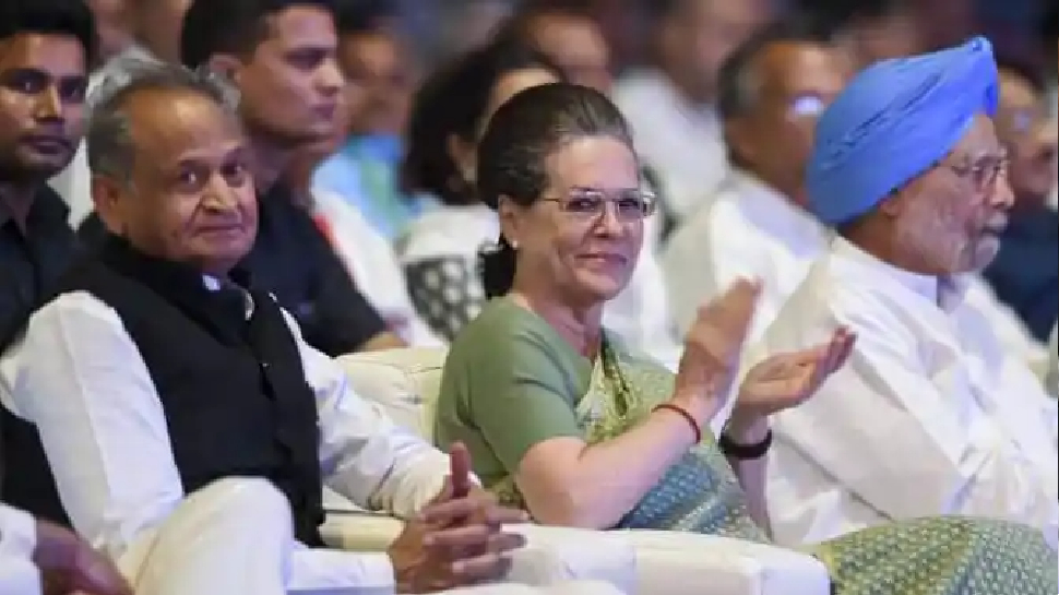Congress President Sonia Gandhi urges Ashok Gehlot to lead Congress Congress President Sonia Gandhi urges Ashok Gehlot to lead Congress