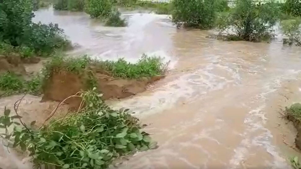Rain wreaks havoc in Jaisalmer Ridmal sub minor broken crops submerged ...