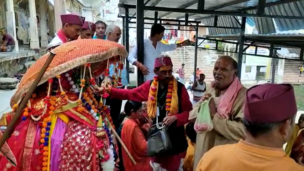 Doula of Uttarakhand mother Nanda Devi reached Pushkar and mountain ...