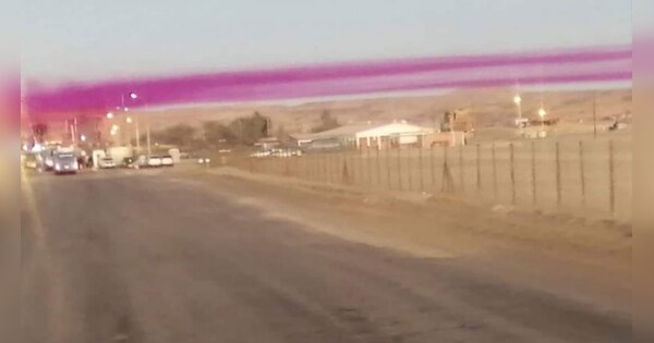 sky turned purple pink and disappeared viral scared people said about ...