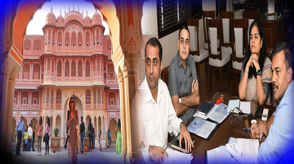 CS Usha Sharma took a meeting to make the world famous Jaipur beautiful ...