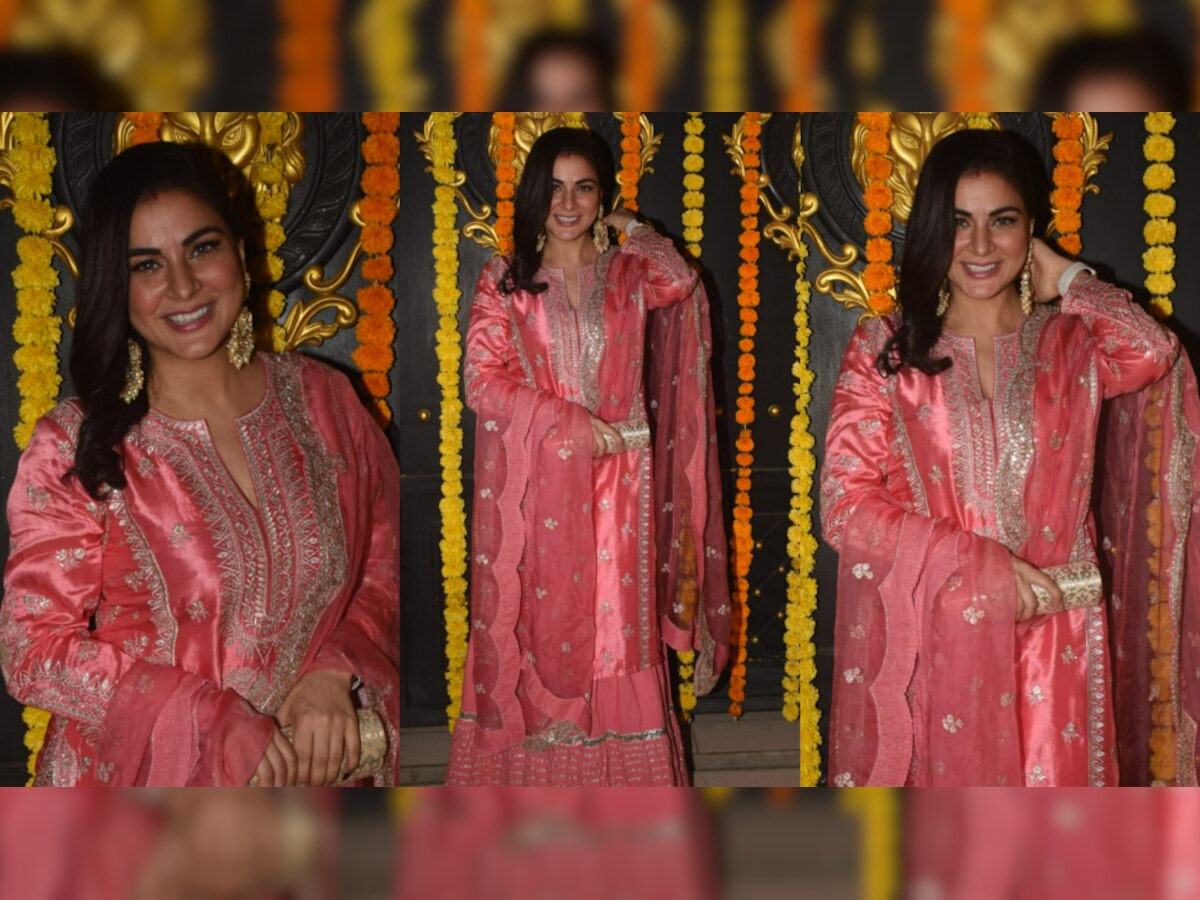 kundali bhagya preeta aka Shraddha Arya in pink sharara gota patti set ...