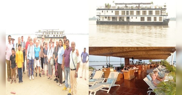 Kashi Journey to Kashi became easy even by waterway 18 tourists coming ...
