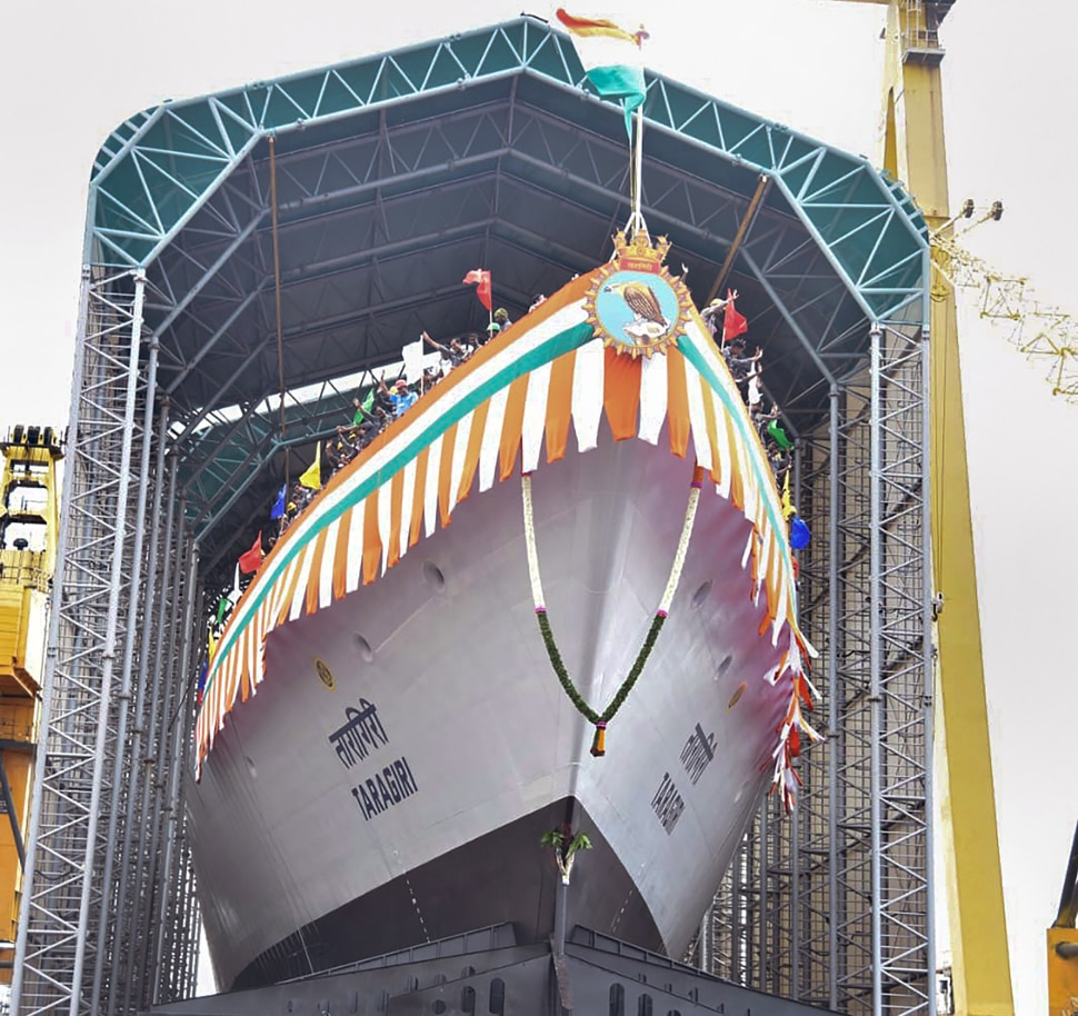 India launches stealth frigate Taragiri, Know all about this warship ...