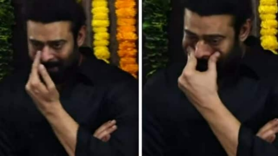 Prabhas badly crying watching uncle krishman raju fans heartbroken ...