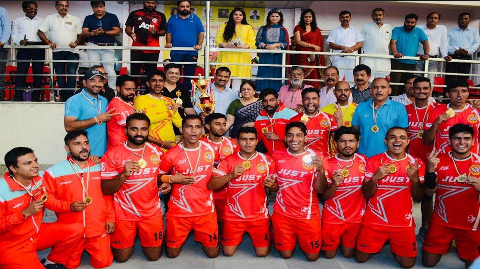 Rajasthan won title of senior men national handball competition for ...