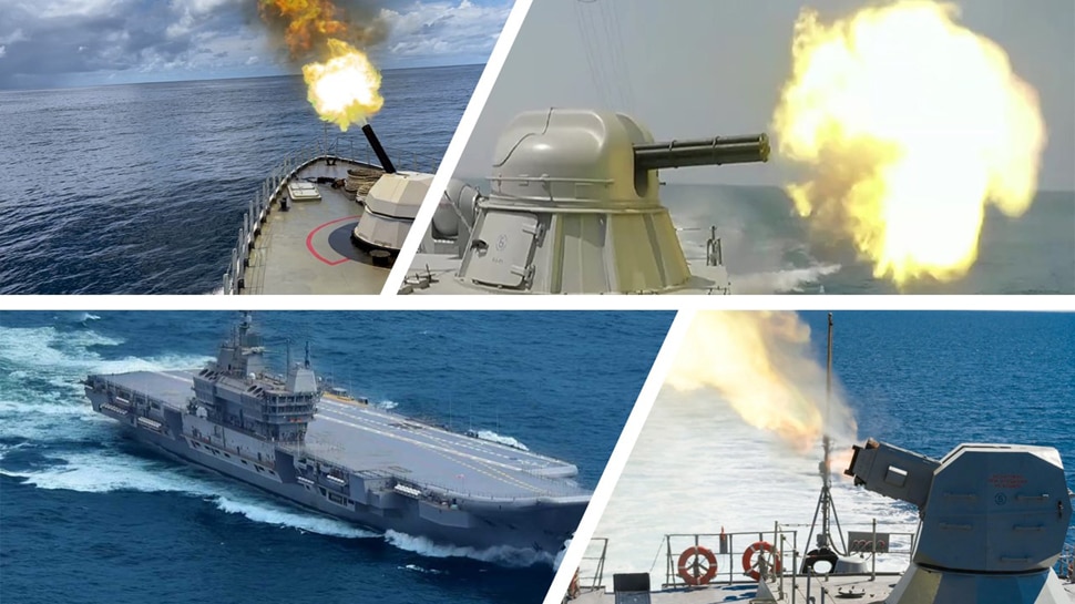 AK 630 CIWS Gun installed on INS Vikrant, Know what is strength and ...