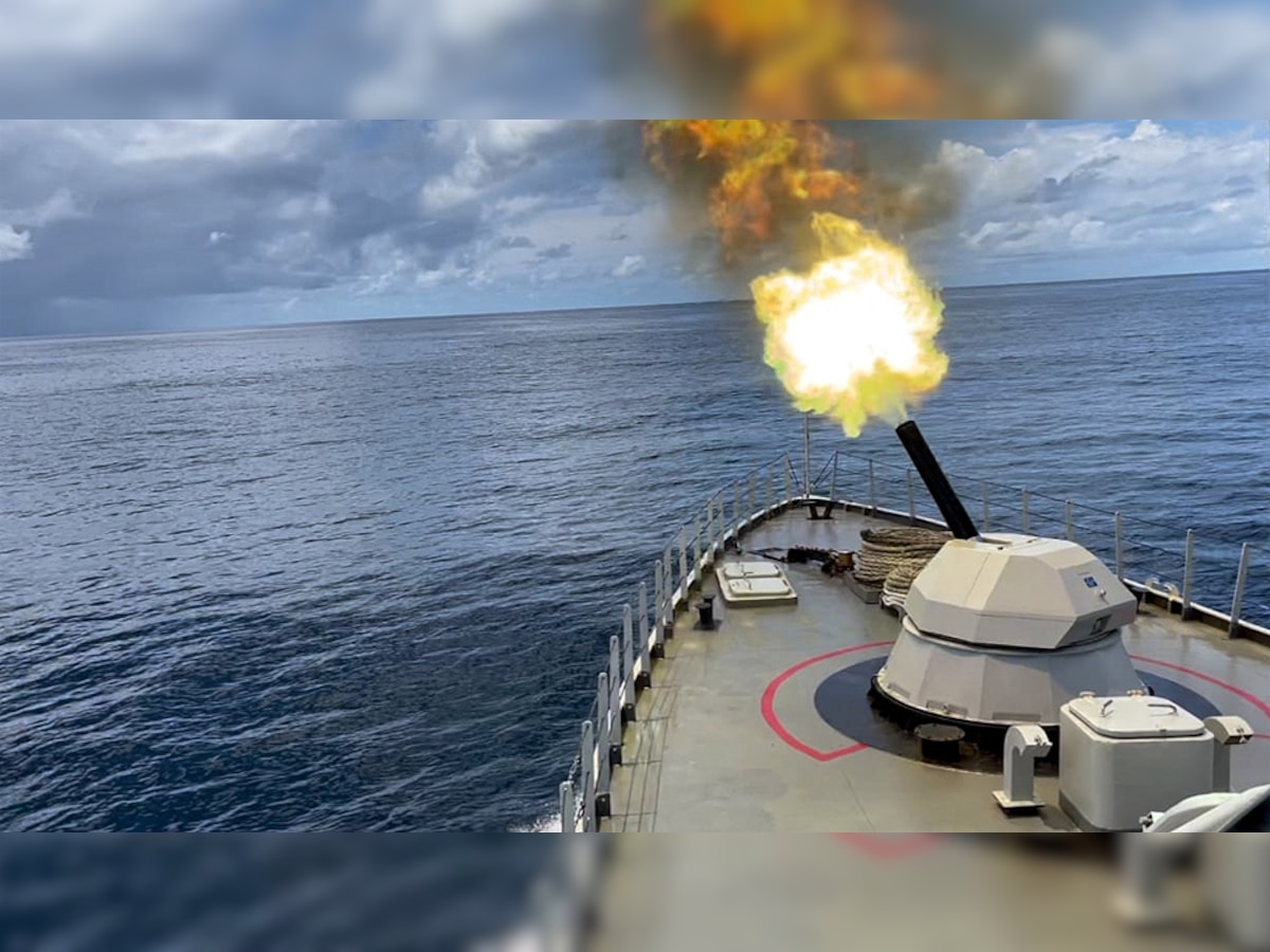 AK 630 CIWS Gun installed on INS Vikrant, Know what is strength and ...