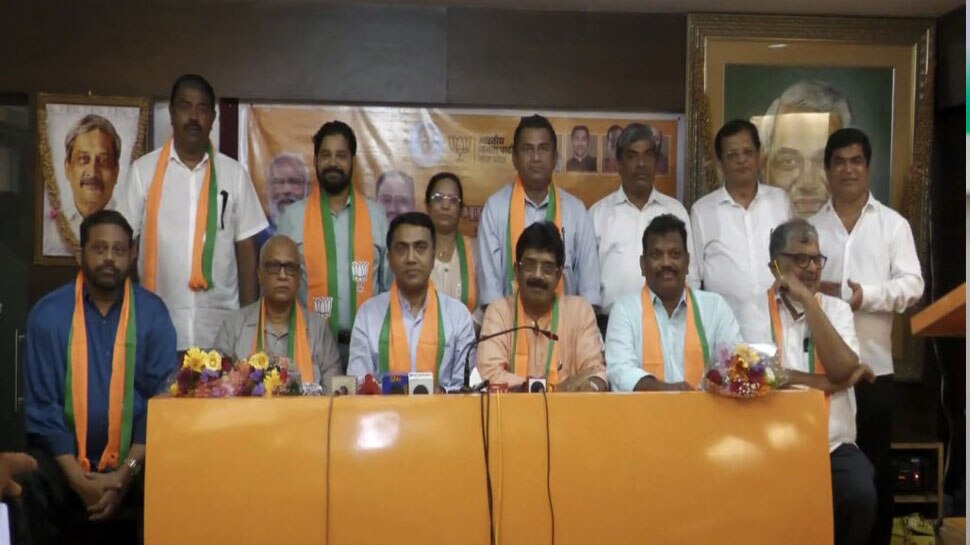 Goa Politics Eight Congress MLAs to join BJP party chief Sadanand Shet ...