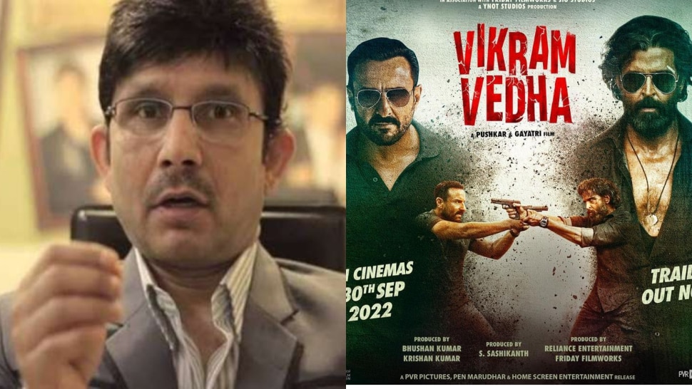 KRK aka Kamaal R. Khan again targets bollywood on Vikram Vedha film ...