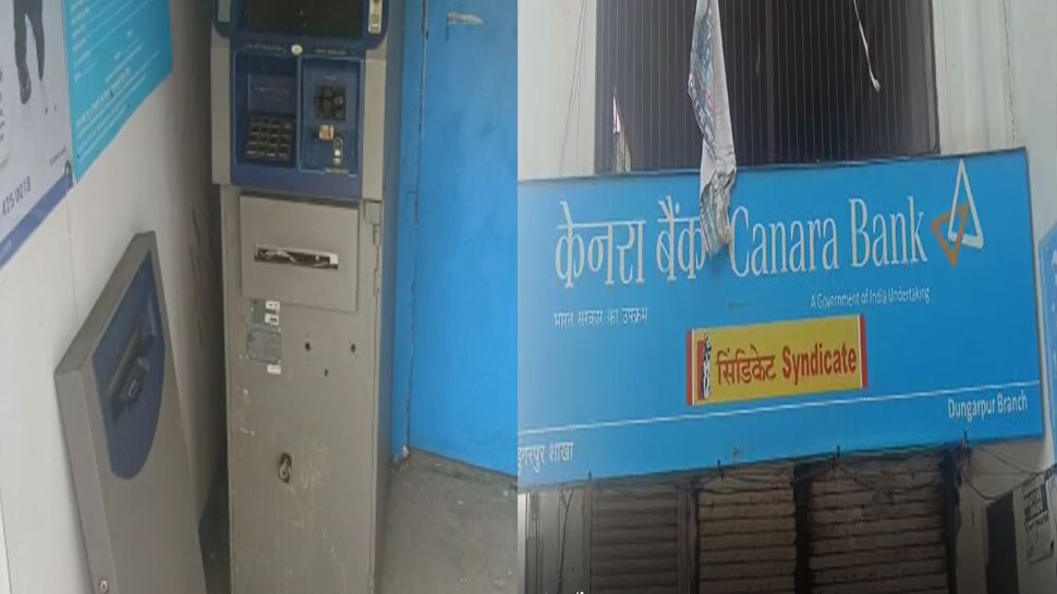 Attempt to break Canara Bank ATM, 5 lakhs left due to locker not ...