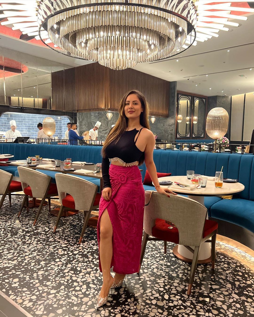 mahadev fame puja banerjee flaunts huge cleavage and milky boobs puja ...