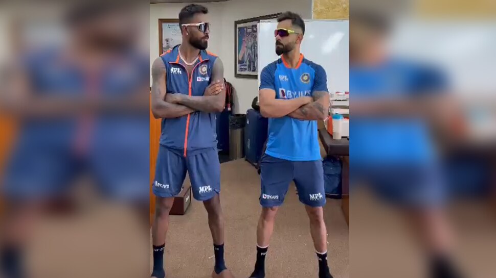 Hardik Pandya and Virat Kohli dance video viral before India vs Australia match SMI | Ind vs Aus ...
