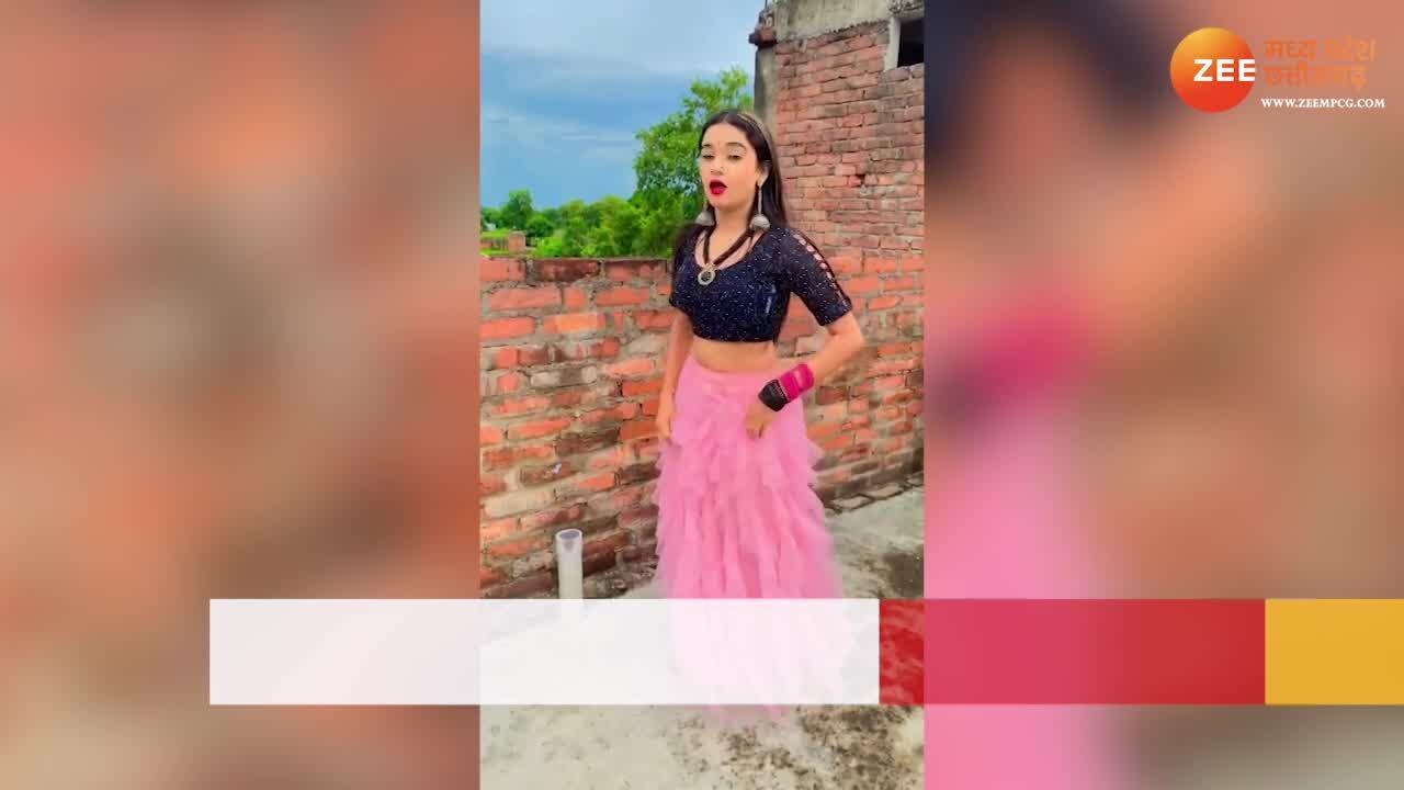 desi girl Viral dance video of Pawan Singh Shilpi Raj Namrata Malla hot Laal Ghaghra bhojpuri ...