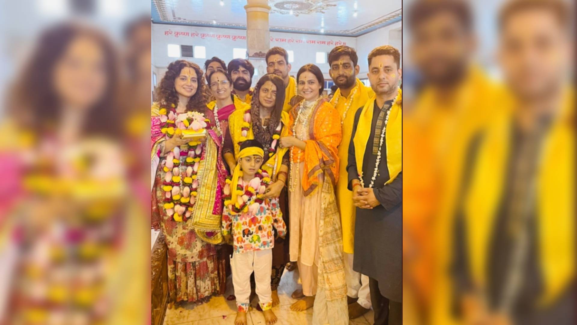 Kangana Ranaut in Vrindavan | कंगना रनौत पहुंची बांके बिहारी मंदिर