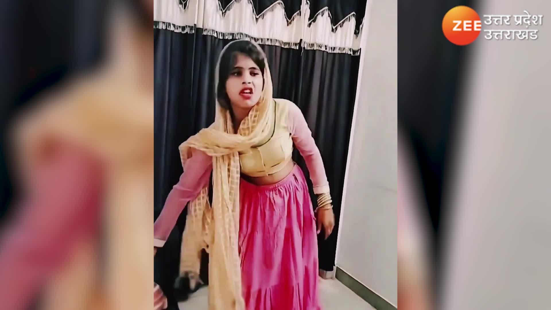 Sapna Choudhary Kaamini Haryanvi Song Dance Video by Cute Girl holding Matka Deepesh G upns ...