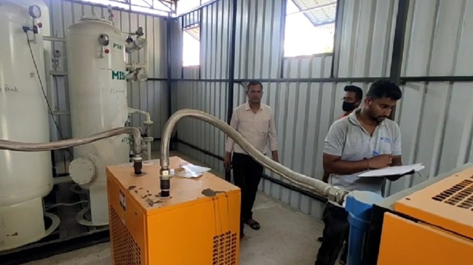 Jaipur team inspects AKH oxygen plant checks gas purity |जयपुर की टीम ...