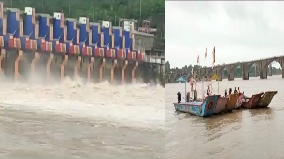 Khandwa Omkareshwar dam and Indira Sagar dam increased water level of ...
