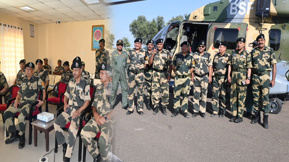 Jaisalmer BSF IG took stock of Indo Pak border posts boosted spirit of ...
