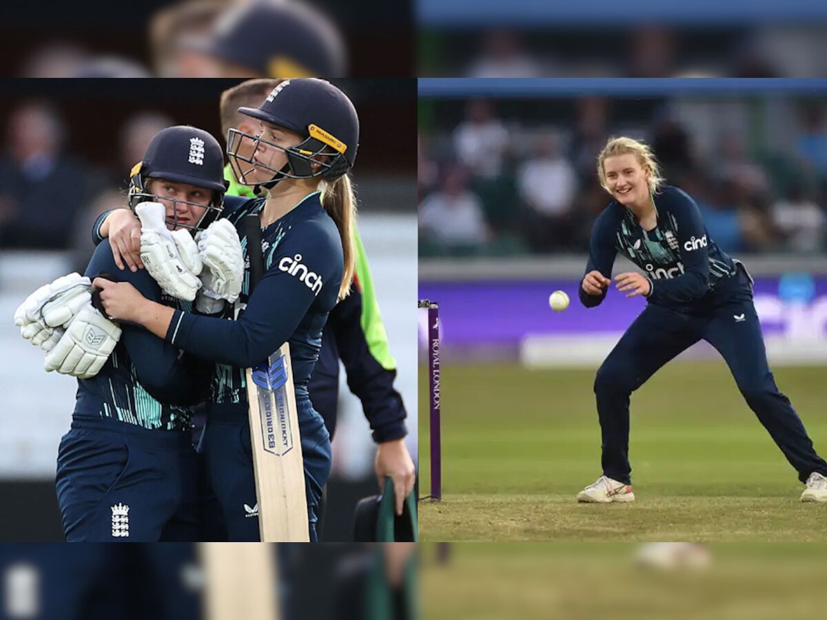 Charlie Dean vs Deepti Sharma Mankading Out controversy ENG W vs IND W ...