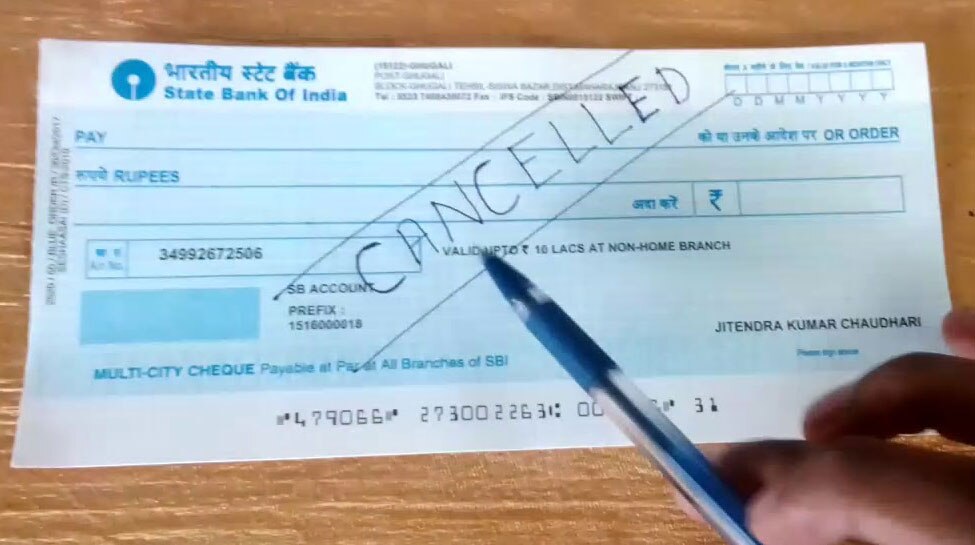 know here that insurance and mutual fund companies ask for cancelled ...