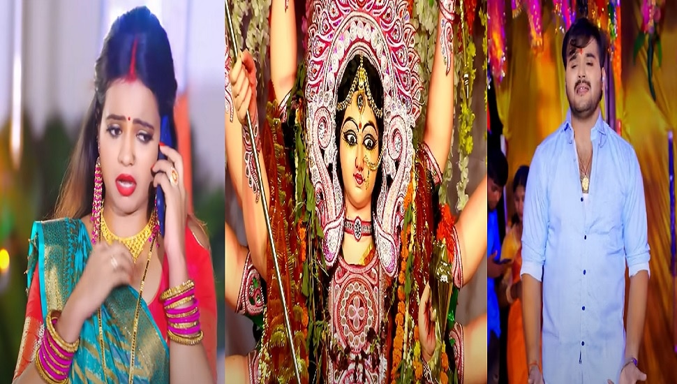 WATCH Arvind Akela Kallu Antra Singh Priyanka Anisha Pandey Navratra Song Bhuk Bhuk Bare Mercury ...