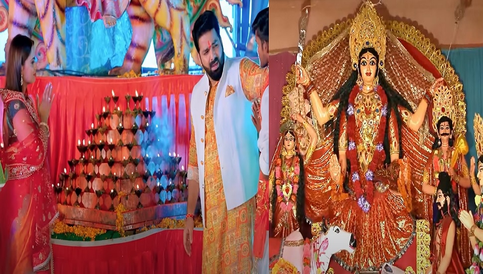 Pawan Singh Neelam Giri New Bhojpuri Bhakti Gana Maai Mori Angana Me ...