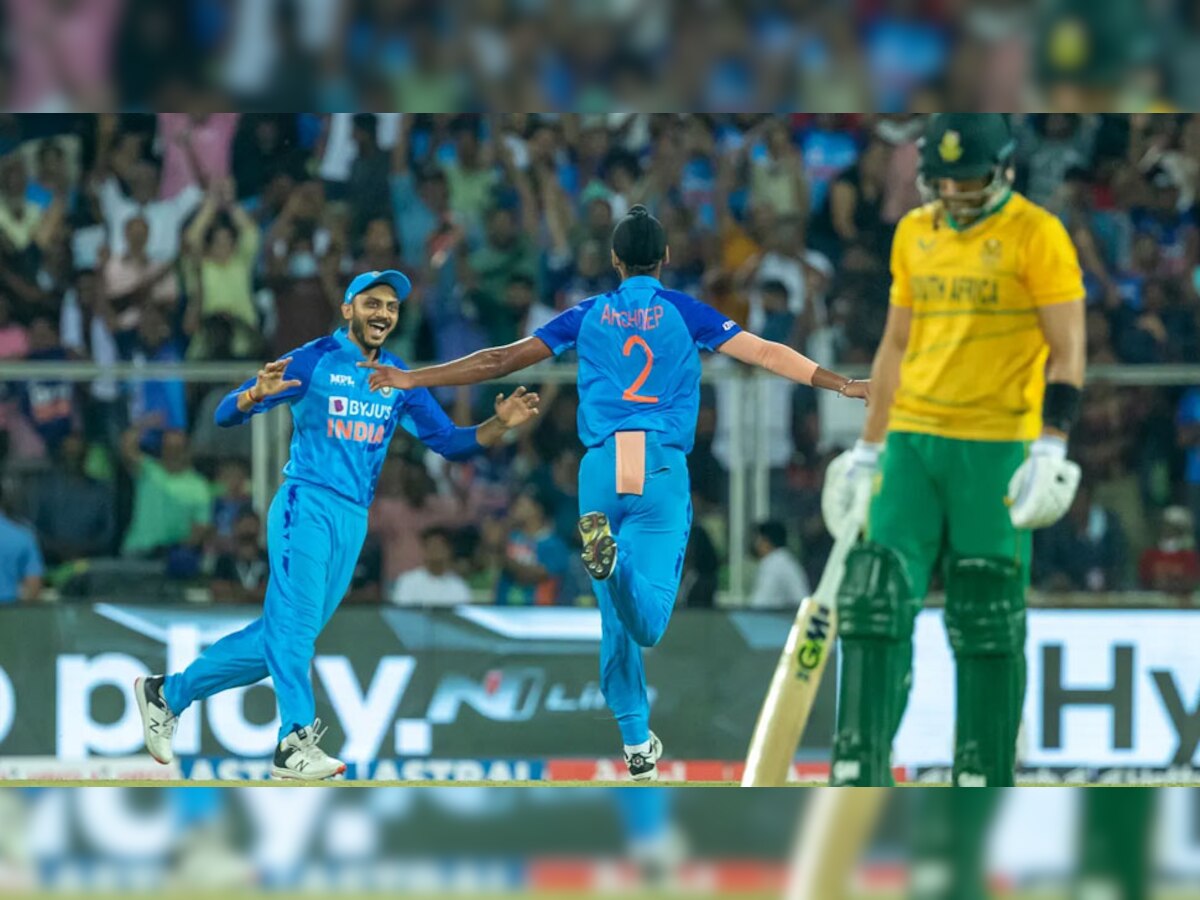 ind vs sa first t20 indian team win by 8 wickets hero of match arshdeep singh suryakumar yadav ...